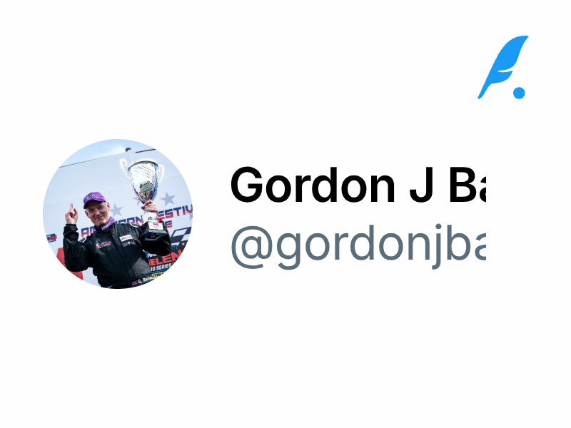 Gordon J Barnes (@gordonjbarnes)