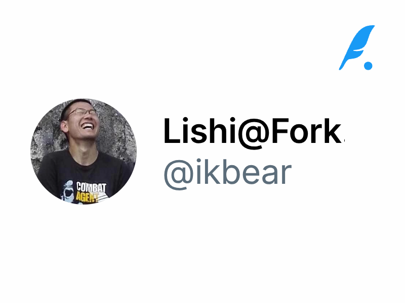Lishi@Fork.ai (@ikbear)