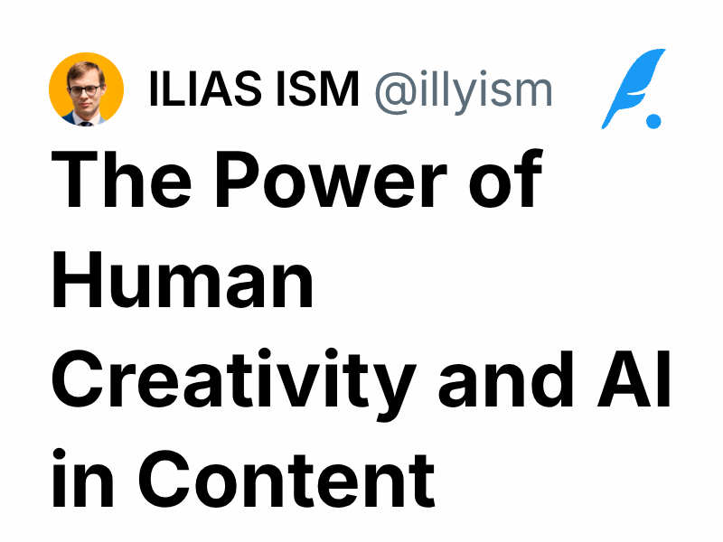 The Power of Human Creativity and AI in Content Writing | ILIAS ISM