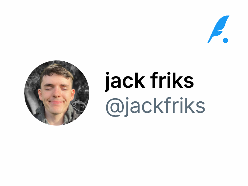 jack friks (@jackfriks)
