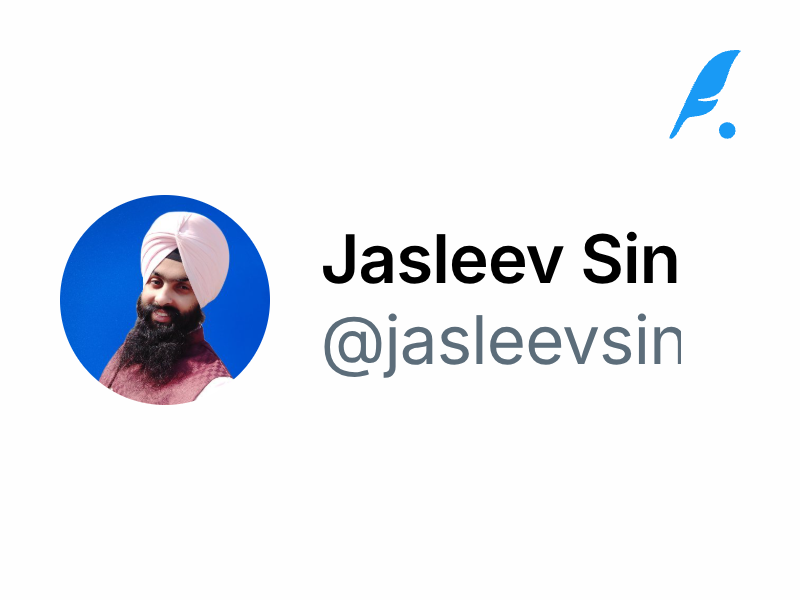 Jasleev Singh (@jasleevsingh)