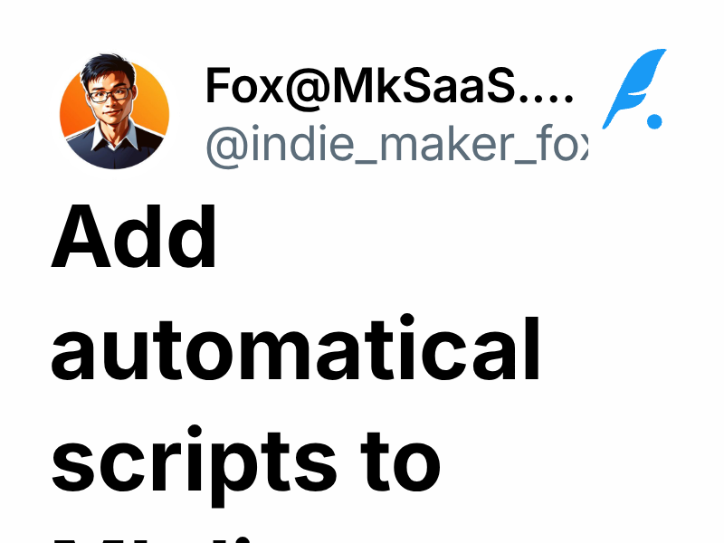 Add automatical scripts to Mkdirs | Indie Maker Hu