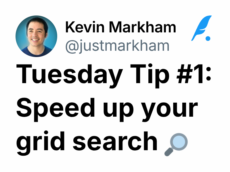 Tuesday Tip #1: Speed up your grid search 🔎 | Kevin Markham