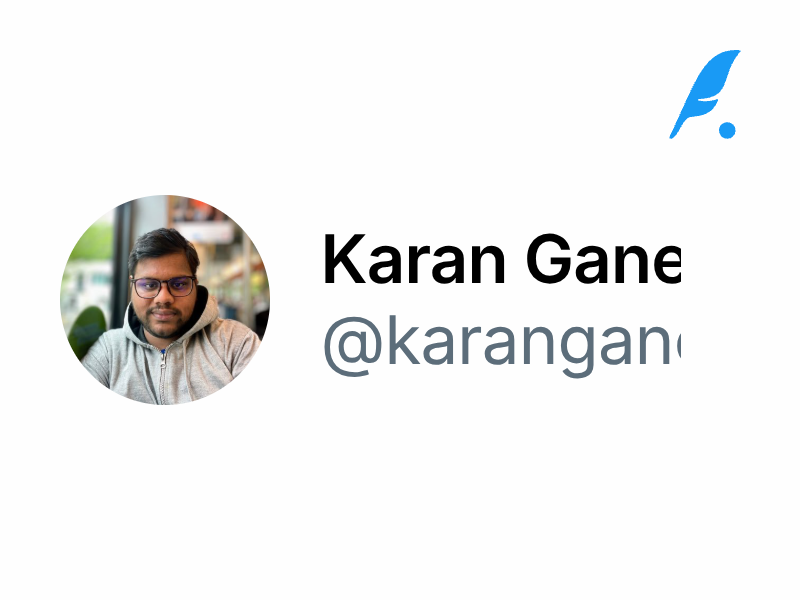 Karan Ganesan (@karanganesan)