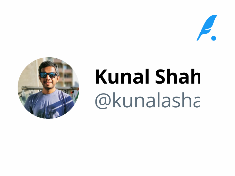 Kunal Shah (@kunalashah)