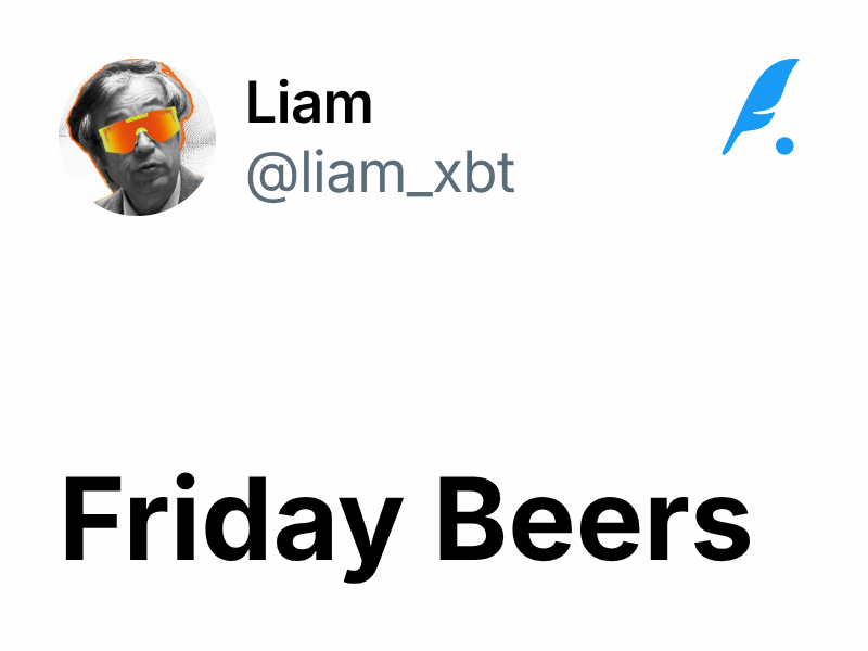 Friday Beers | Liam