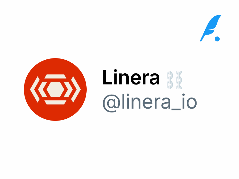Linera ⛓️ (@linera_io)