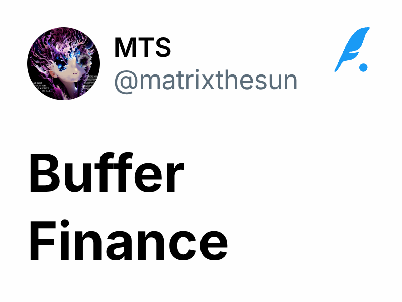 Buffer Finance | MTS