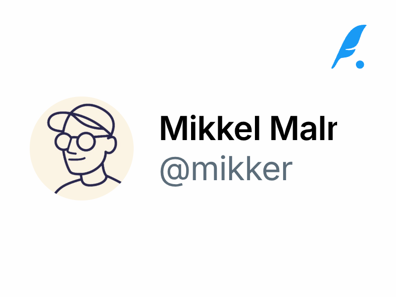 Mikkel Malmberg (@mikker)