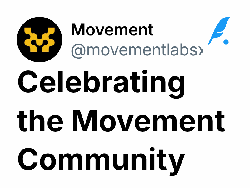 Celebrating the Movement Community | Movement