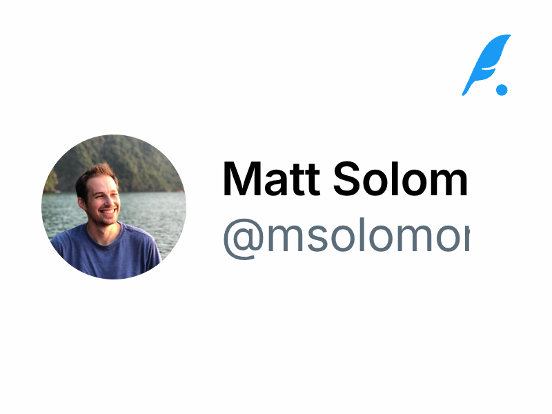 Matt Solomon (@msolomon44)