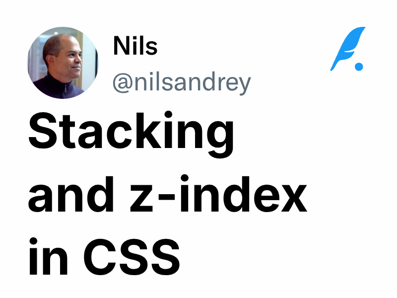 Stacking And Z Index In Css Nils