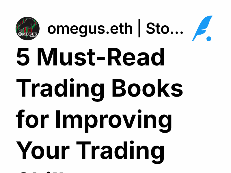 5 Must-Read Trading Books for Improving Your Trading Skills | omegus ...