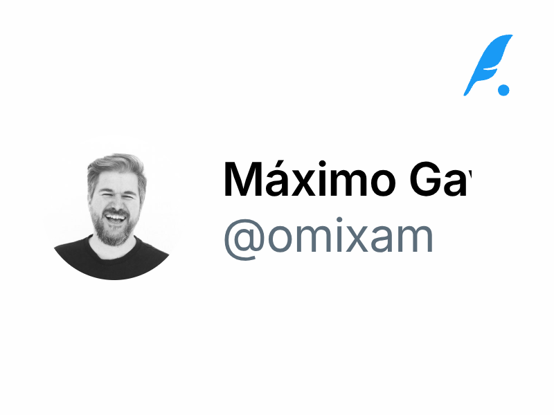 Máximo Gavete (@omixam)