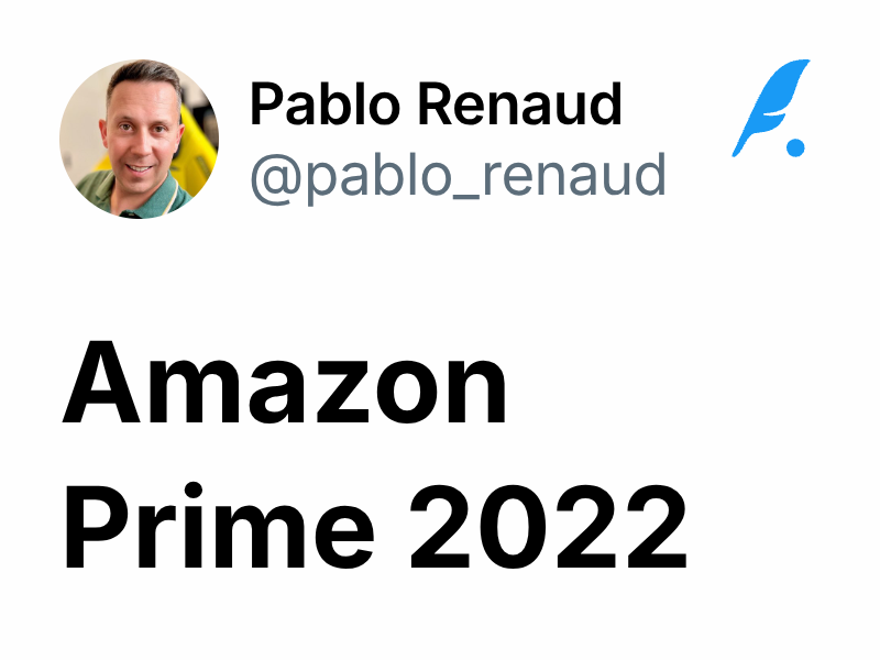 Amazon Prime 2022 | Pablo Renaud