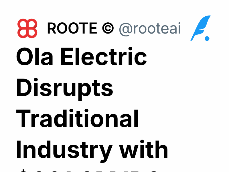 ola-electric-disrupts-traditional-industry-with-661-8m-ipo-roote