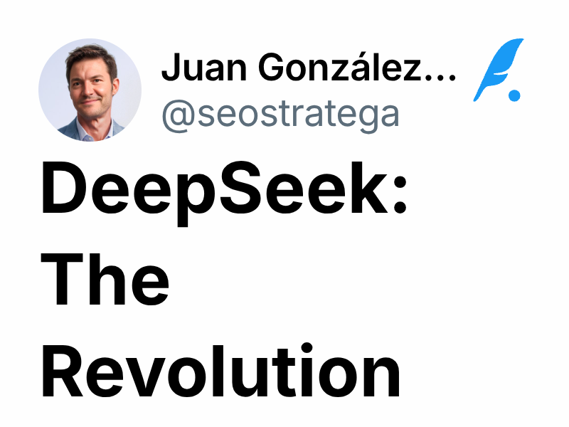 DeepSeek: The Revolution | Juan González Villa