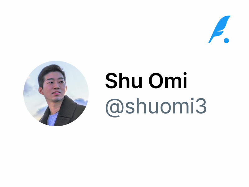 Shu Omi (@shuomi3)