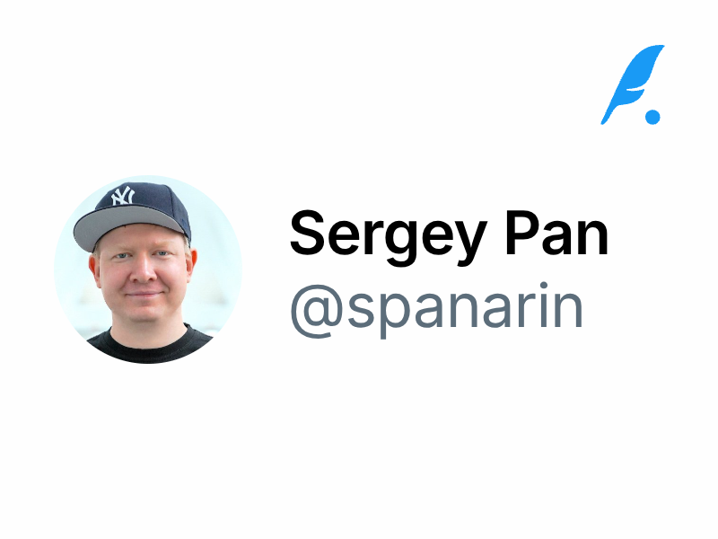 Sergey Panarin (@spanarin)