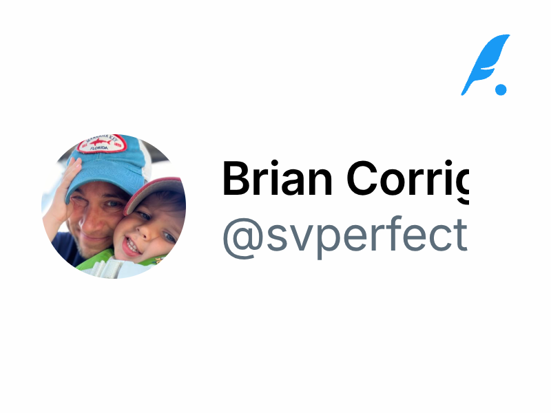 Brian Corrigan 🕹️👊🤗 (@svperfecta)