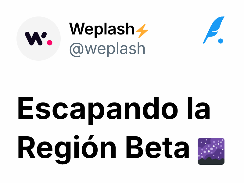 Escapando la Región Beta 🌌 | Weplash⚡️