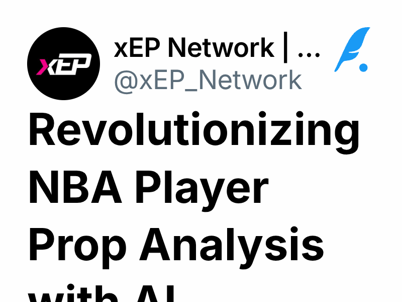 Revolutionizing NBA Player Prop Analysis with AI | xEP Network ...