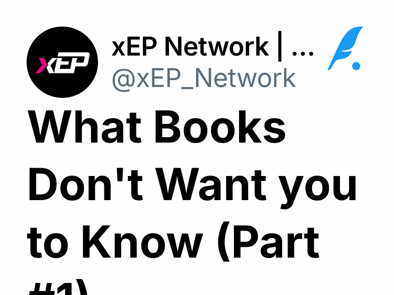 What Books Don't Want you to Know (Part #1) | xEP Network | Projections & Analytics