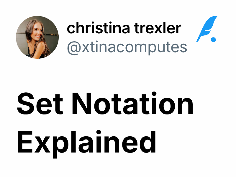 Set Notation Explained | christina trexler