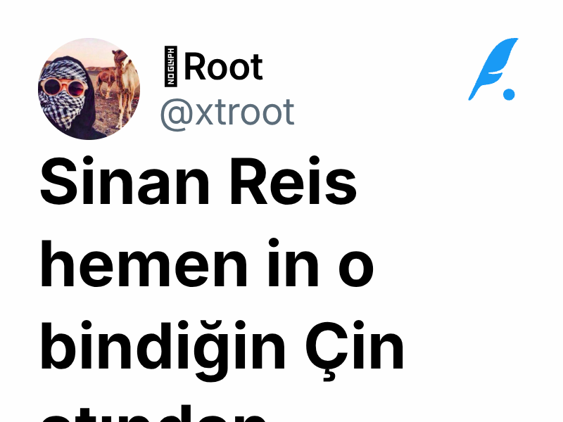 Sinan Reis hemen in o bindiğin Çin atından.. | Root